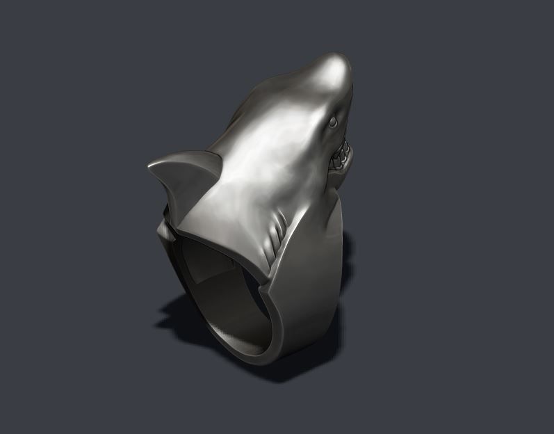 Shark Ring - Shark jaw ring – Woraux Jewelry